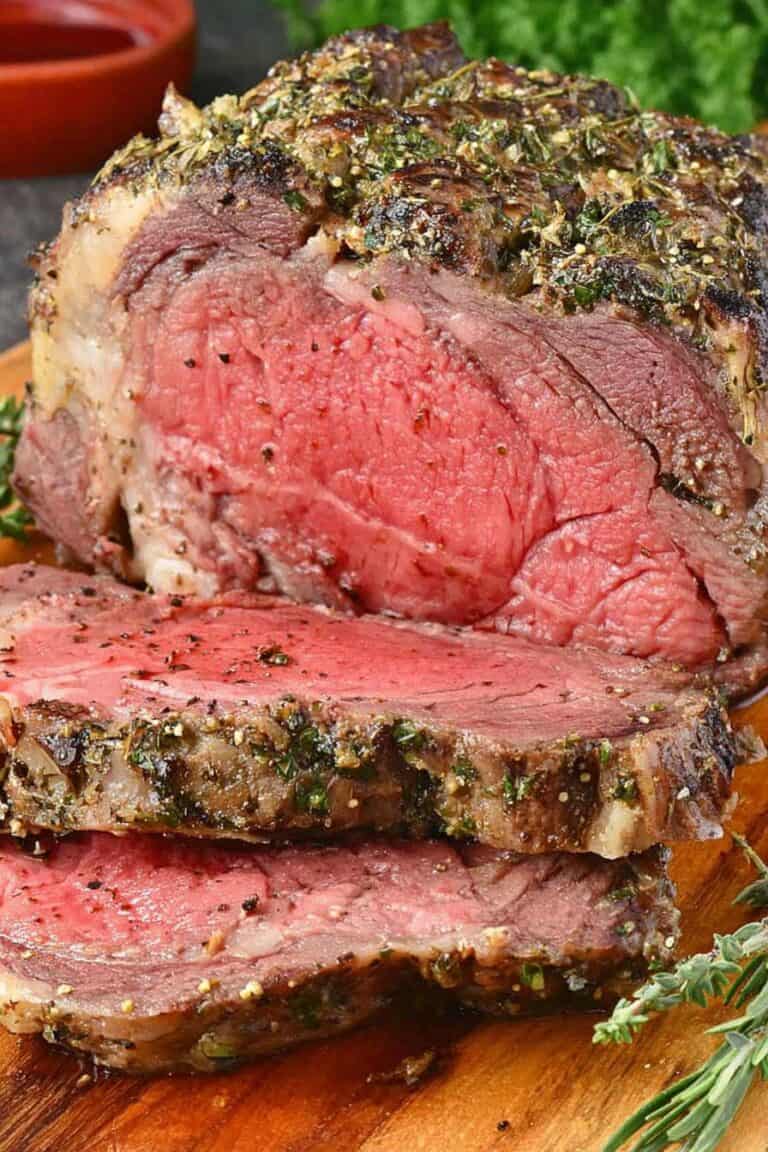 Herb Crusted Rib Eye Roast Recipe: The Outrageous 5-lb Feast - Ariarecipes